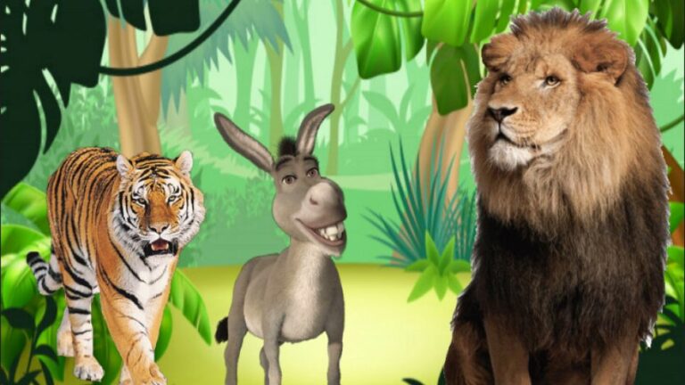 El Burro El Tigre Y El León Fábula El Rincón De Rovica