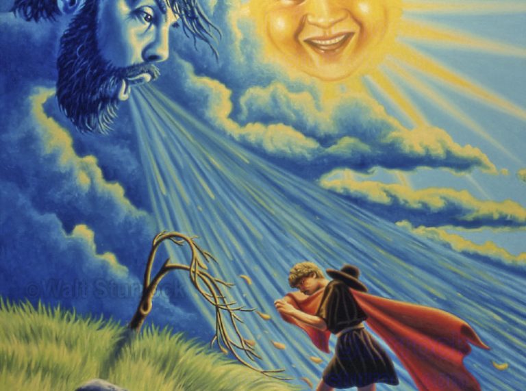 Sol, Viento...(Fábula) - El Rincón de Rovica